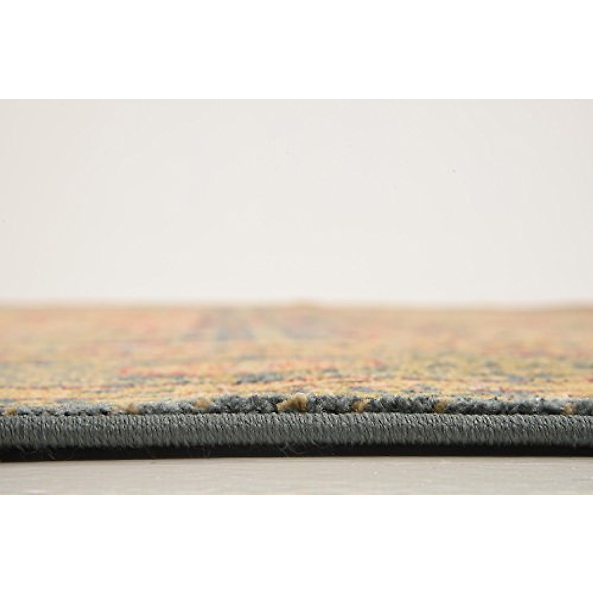 Unique Loom Palace Collection Traditional, Southwestern, Medallion, Geometric Area Rug, 9' 0" x 12' 0", Navy Blue/Tan