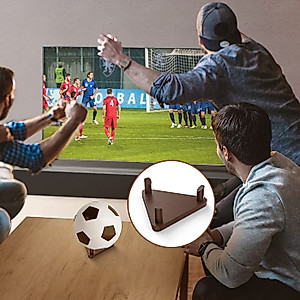 Ball Stand Holder,Ball Display Stand Wooden for Football Basketball Stand Soccer Ball Holder,Rugby Ball Volleyball Sports Ball Storage Rack Made of Solid Wood,Trophy Autograph Memorabilia Display Case