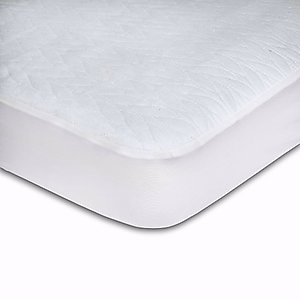 BreathableBaby Waterproof Crib Mattress Pad — Fits Full-Size Crib & Toddler Mattresses Measuring 52″ x 28″ (132.1 x 71.1 cm)