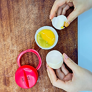 Vyooxcy 6 Pcs Egg Cooker，Boiled Egg Cooker without Shell，Silicone Non-stick Egg Boiler for breakfast