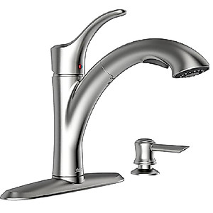 American Standard Mesa Stainless Steel 1-Handle Pull-Out Kitchen Faucet
