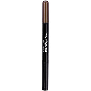 Maybelline Brow Define and Fill Duo 2-in-1 Defining Pencil with Filling Powder, Soft Brown, 0.021 Ounce