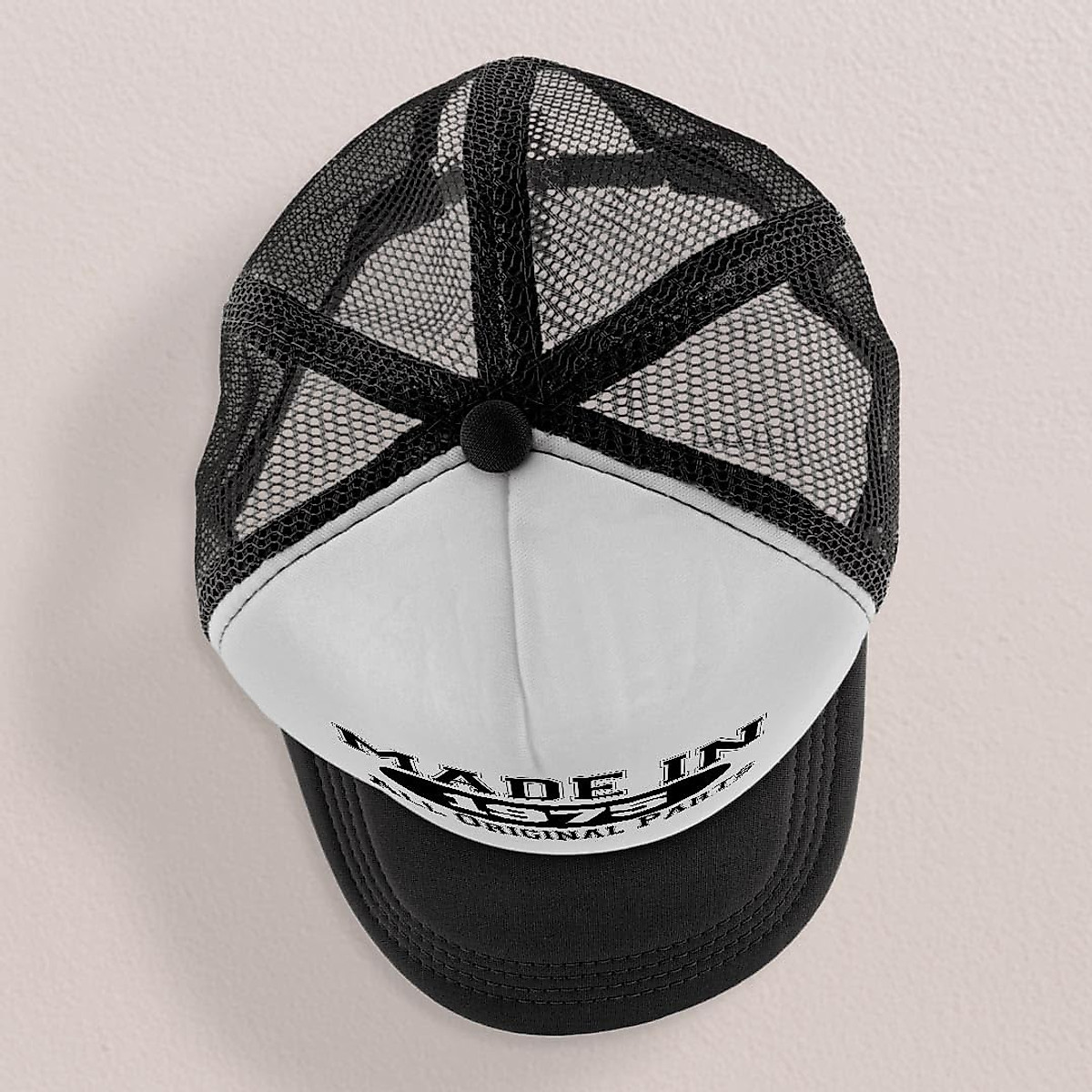 50th Birthday Gifts for All Made in 1975 All Original Parts Turning 50 Birthday Party Trucker Hat Black