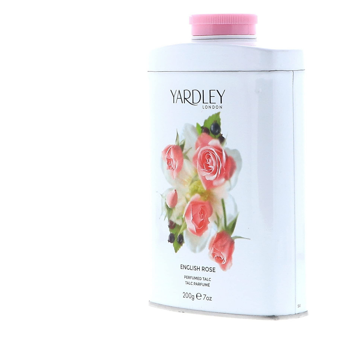 Yardley of London English Rose Perfumed Talc, 7 Oz, Made in England - NEW FORMULA