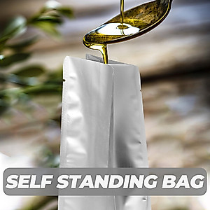 Yardwe 20pcs Garbage Grease Container Grease Accessory Household Grease Daily Use Oil Container Oil Supply Fat Storage Bacon Grease Aluminum Disposable Household Oil