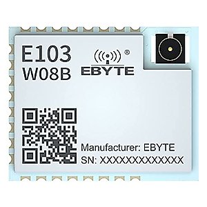 EBYTE 2.4GHz WiFi Serial Port Module 12dBm 802.11b Dual ARM Core WPA TCP HTTP Client MQTT E103-W08B IPX Antenna Interface for Smart Agriculture Remote Control