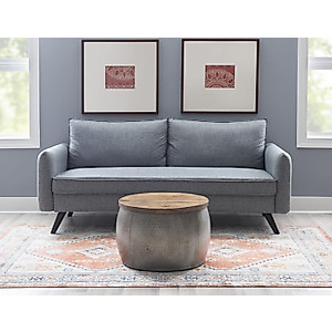 Powell Royce Small Pewter Drum With Storage D1241A19SS