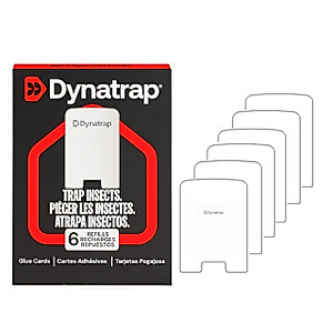 Dynatrap 23007 Glue Card Refills for Indoor Dynatrap Fly Trap Models DT3007 and DT3007W - 6 Glue Card Refills