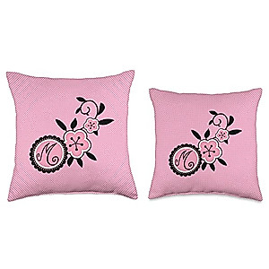 Miraculous Ladybug Marinette Dupain-Cheng Flowers Throw Pillow, 16x16, Multicolor