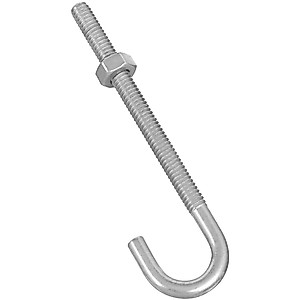 J-BOLT ZNC PLT 1/4X4"