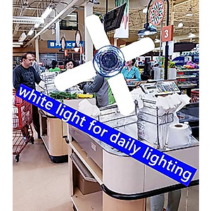 SIOLAXEN led Light Bulbs,50W 3300LM 6500K,Led Garage Ceiling Lights Super Bright,Led Light Color Changing for Workbench or Under Cabinet Lighting