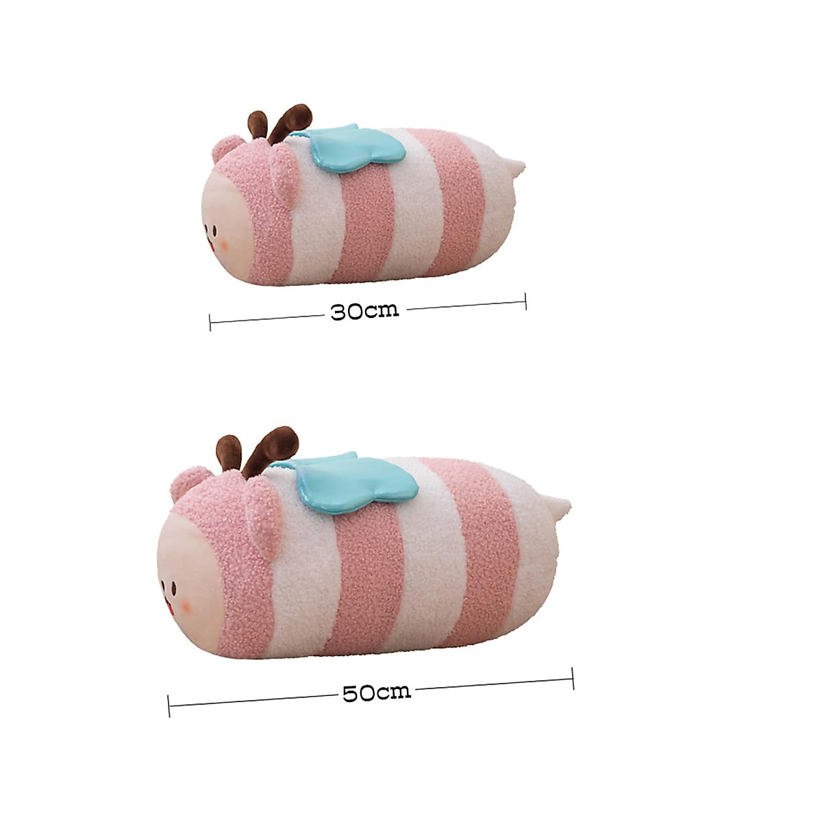 Cute Long Butterfly Stuffed Animals Butterfly Plush Toys Pillow Butterfly Anime Butterfly Plushie Hugging Pillow Butter Fly Doll Gift for Kids and Lovers in Birthday, Christmas, Valentine's Day
