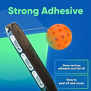 Enhance Pickleball Lead Tape - 3g Weighted Lead Strips, Highly-Adhesive & Easy to Apply Lead Tape for Pickleball Paddles, More Power and Control