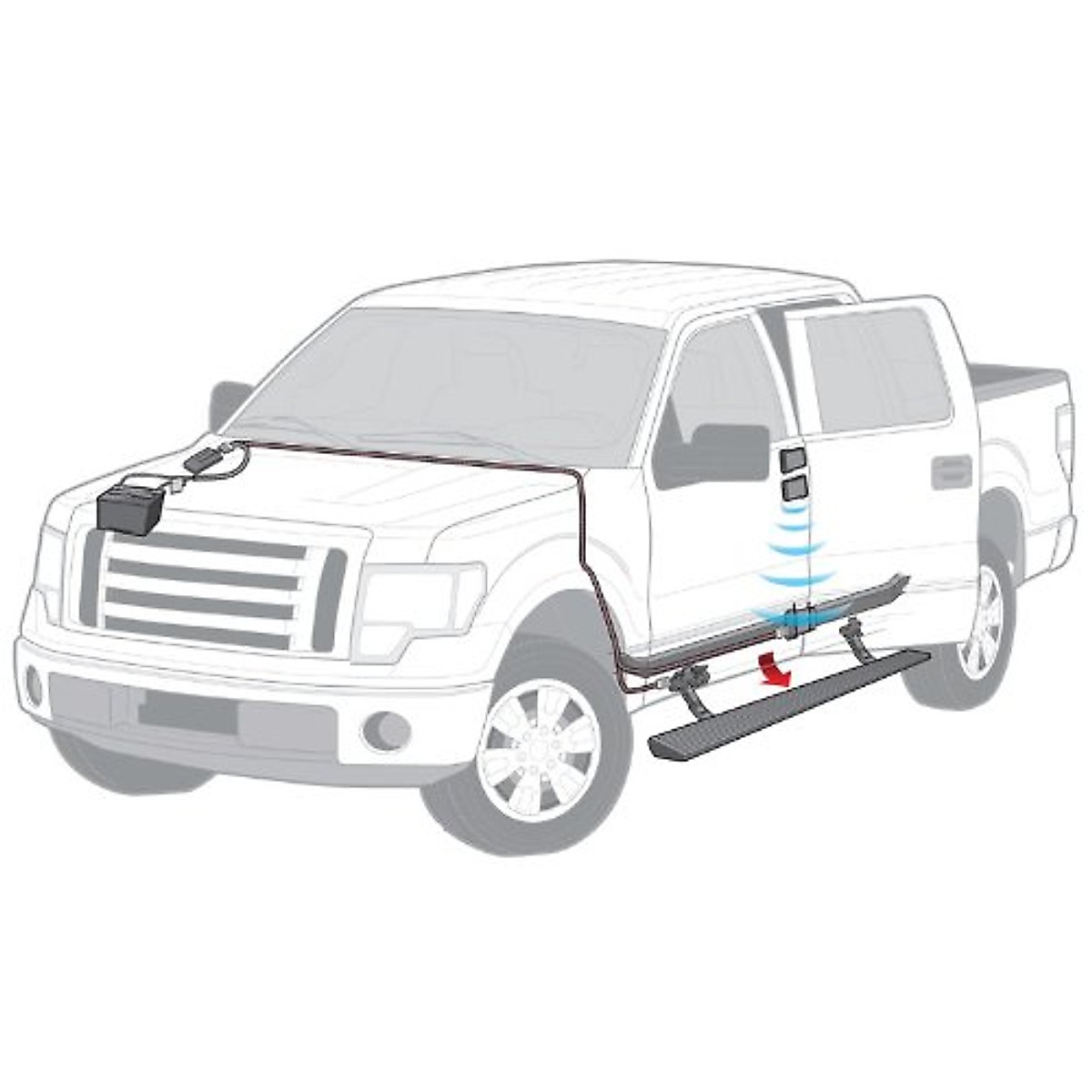 Bestop 7563715 Powerboard NX Automatic Running Boards - Toyota 2007-2014 Tundra Crewmax