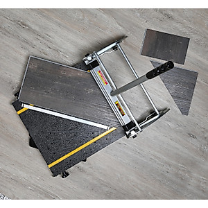 CUTTEREX 13" Free 360° Vinyl Laminate Floor Cutter for VCT, LVT, SPC, PVC, WPC, Rubber Floor and Rigid Core Vinyl Plank, 1 PC Free Spare Blade