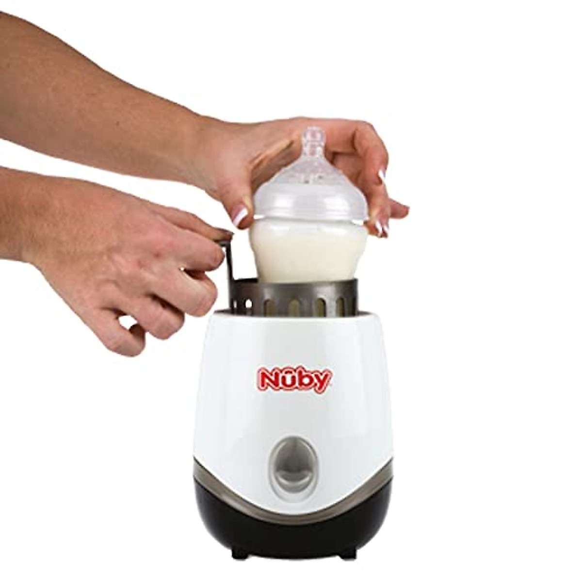 Nuby One-Touch 2-in-1 Electric Baby Bottle Warmer & Sterilizer