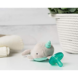 WubbaNub Infant Pacifier - Marnie Narwhal