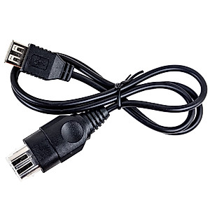 risingsaplings PC Female USB Converter Adapter Cable Cord for Original Xbox Console Gen.1 Console About 30.5in Length (1 PCS)