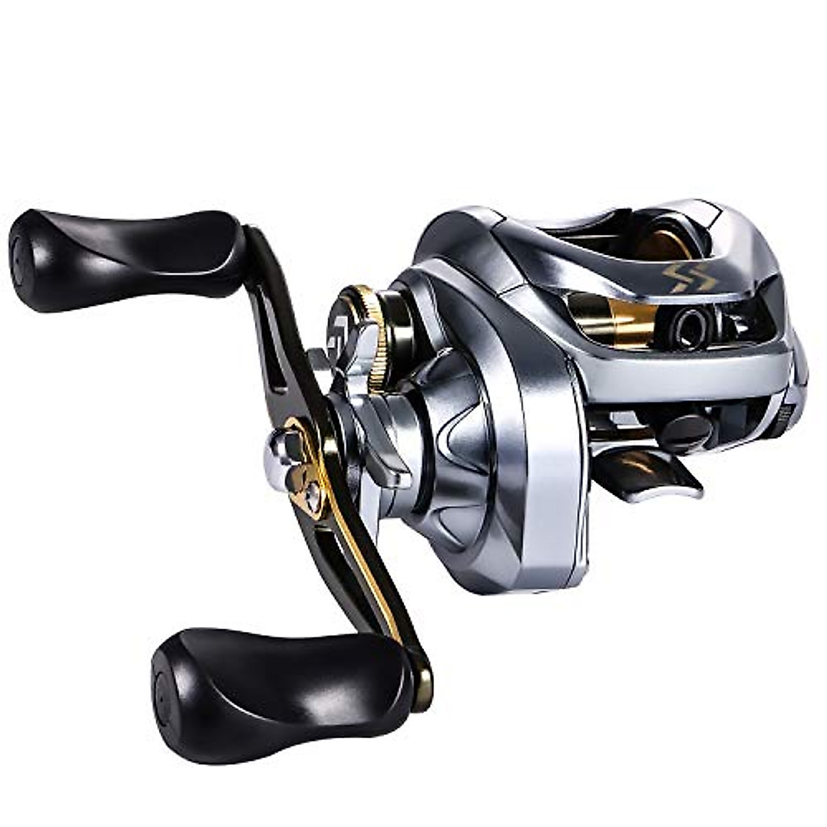 Sougayilang Baitcasting Reel, 17.64 LB Drag Powerful Baitcasters,11+1 Shielded Stainless-Steel Ball Bearings Baitcast Fishing Reels