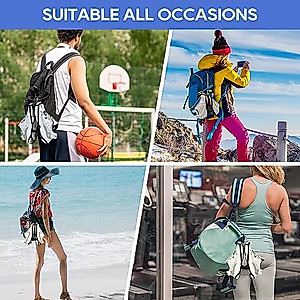 FRSISI Footwear Clip Sports and Outdoor Climbing Trip,Footwear Clip Sports Accessory,Hang Extra Shoes Cleats Boots or Gear on Your Bag (X-Large)