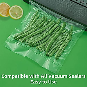 GOTISXIN 11" x 16.4' Vacuum Sealer Bags Rolls,3 Packs,Heavy Duty BPA-Free Commercial Grade,for Sous Vide & Vacuumed Storage, 3-pack Vac Seal Bags,for Food Saver & Seal a Meal Machines,Freezer Bag,11 inch