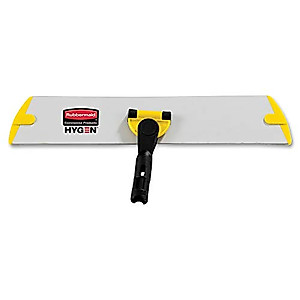 Rubbermaid Commercial Products, Lightweight HYGEN Quick-Connect Mop Frame for Wet or Dry/Dust Pads, 17 Inch, FGQ56000YL00