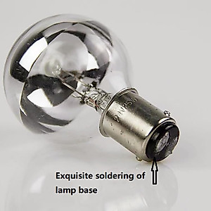 GWAYUANY Ba15d 24V 50W shadowless lamp Single Hole Cold Light Bulb Surgical Light Bulbs Insert Button