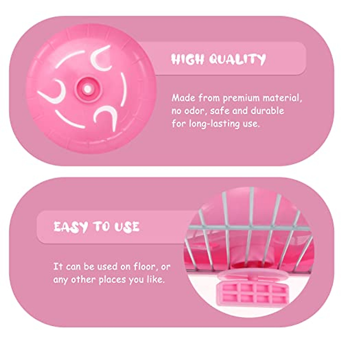 Hamster Cage, Small Castle Luxury Hamster Cage Small Animal Cage Laura Small Hamster Cage Enclosure Hamster Habitat 9.45 x 7.09 x 12.2 in & Includes All Accessories for Dwarf Hamsters, Guinea Pig