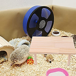 Ipetboom Hamster Platform 1 Pc Hamster Platform, Hamster Play Wooden Platform Bird Playground Hamster Climbing Toy for Hamster Squirrel Gerbil Chinchilla Birds