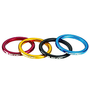 KCNC Bicycle Lightweight Head Spacer Black OS 2MM