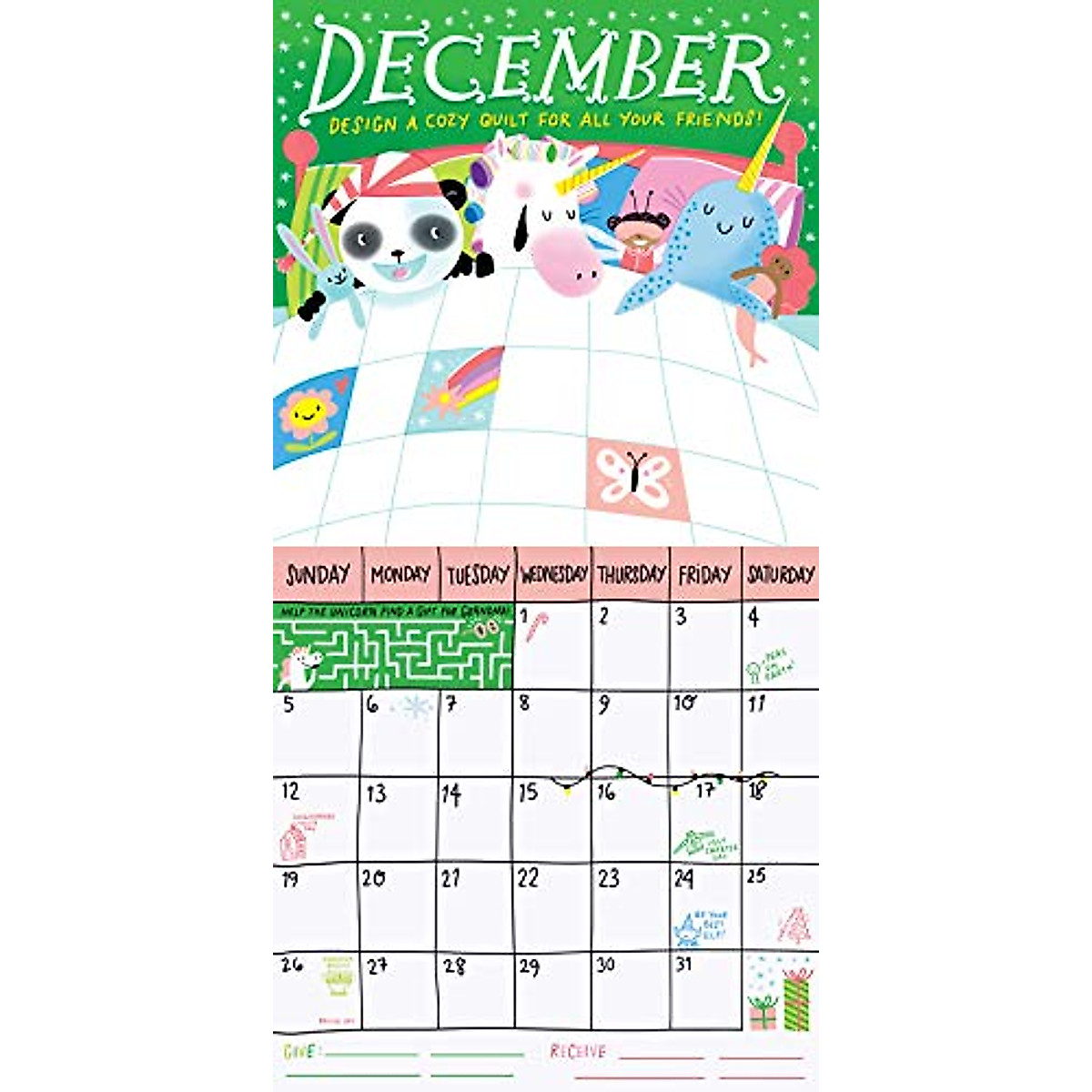 Magical Activity Wall Calendar 2021