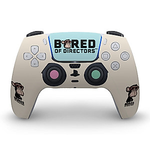 Head Case Designs Officially Licensed Bored of Directors Group Art Vinyl Faceplate Sticker Gaming Skin Decal Compatible with Sony Playstation 5 PS5 Digital Edition Console and DualSense Controller
