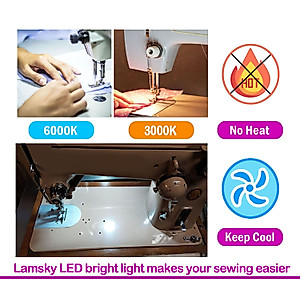 Lamsky BA15D Led Bulbs 6W Dimmable 120V,B15 Double Contact Bayonet Base,Soft Warm White 3000K,60W JD Type T3/T4 Halogen Equivalent Replaces for Pendants Ceiling Fans Sewing Machine Light(6-Pack)