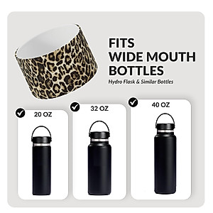 REUZBL Protective Silicone Bottle Boot for Owala FreeSip 40 oz, Hydro Flask 32-40 oz, Iron Flask, Takeya, Thermoflask, and Similar Wide Mouth Water Bottles, Protective Bottle Accessory