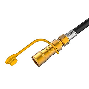 bbq777 12FT Propane Regulator Hose QCC1 Connection with 3/8" Quick Disconnect & Connect for Mr. Heater Big Buddy