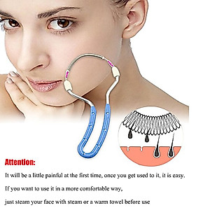 Facial Hair Removal, FINDTICI Face Epilator tool for Women, Works Well on Fine, Downy Hair on the Upper Lip, Chin, Cheeks and Sideburns