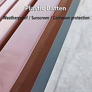 Outdoor Park Backless Bench Patio Seating, Terrace Porch Courtyard Garden Backless Bench, Weatherproof Heavy Bench, 2-6 Seats (Size : 40X45X150CM)