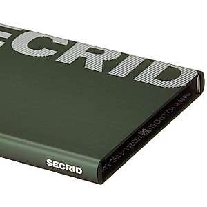 SECRID Card Protector Laser Logo, Very Slim Credit Card Holder wallet with RFID protection - Blue