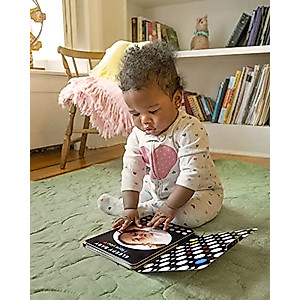 Tummy Time!: A high-contrast fold-out book with mirror for babies