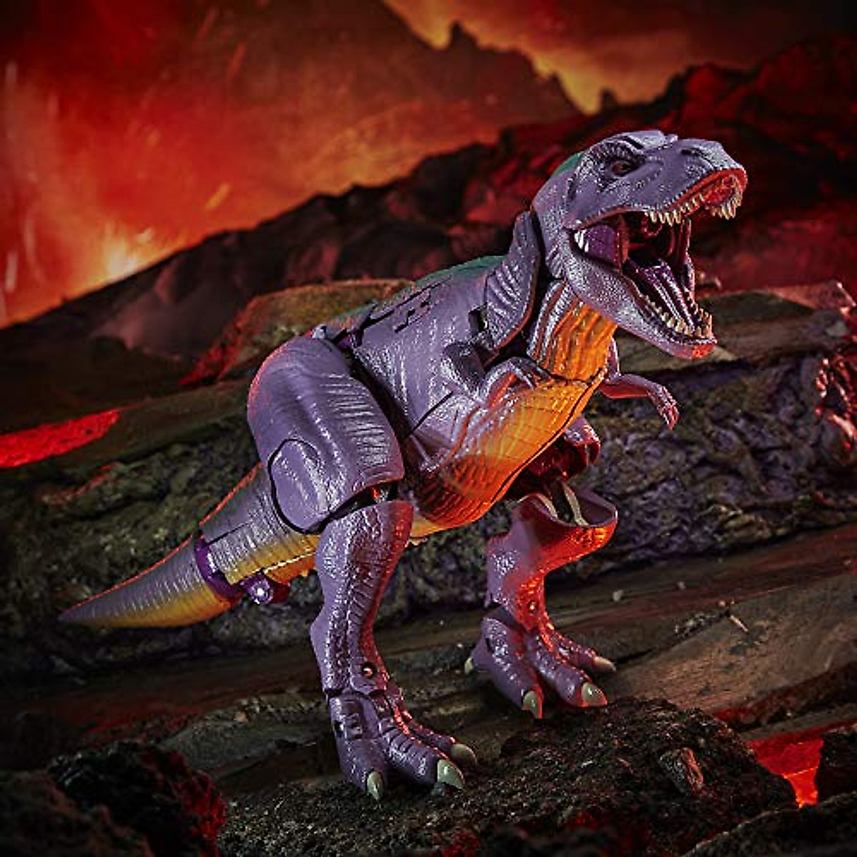 Transformers Toys Generations War for Cybertron: Kingdom Leader WFC-K10 Megatron (Beast) Action Figure - Kids Ages 8 and Up, 7.5-inch