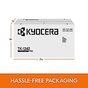Kyocera Genuine TK-1242 Black Toner Cartridge for MA2000w / MA2000 / PA2000w / PA2000 Laser Printers (1T02Y80UX0)