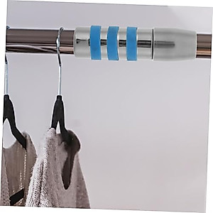 Cabilock Clothes Drying Fork Buckle Handle Threaded End Pole Adapter for Broom Connector for Handle Threaded Repair Kit Extension Pole Adapter Squeegee Adaptor Silver Stainless Steel