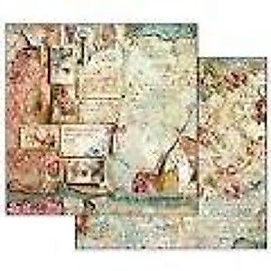 Stamperia Double-sided Paper Pad 12"x12" 10/pkg-time Is An Illusion, 10