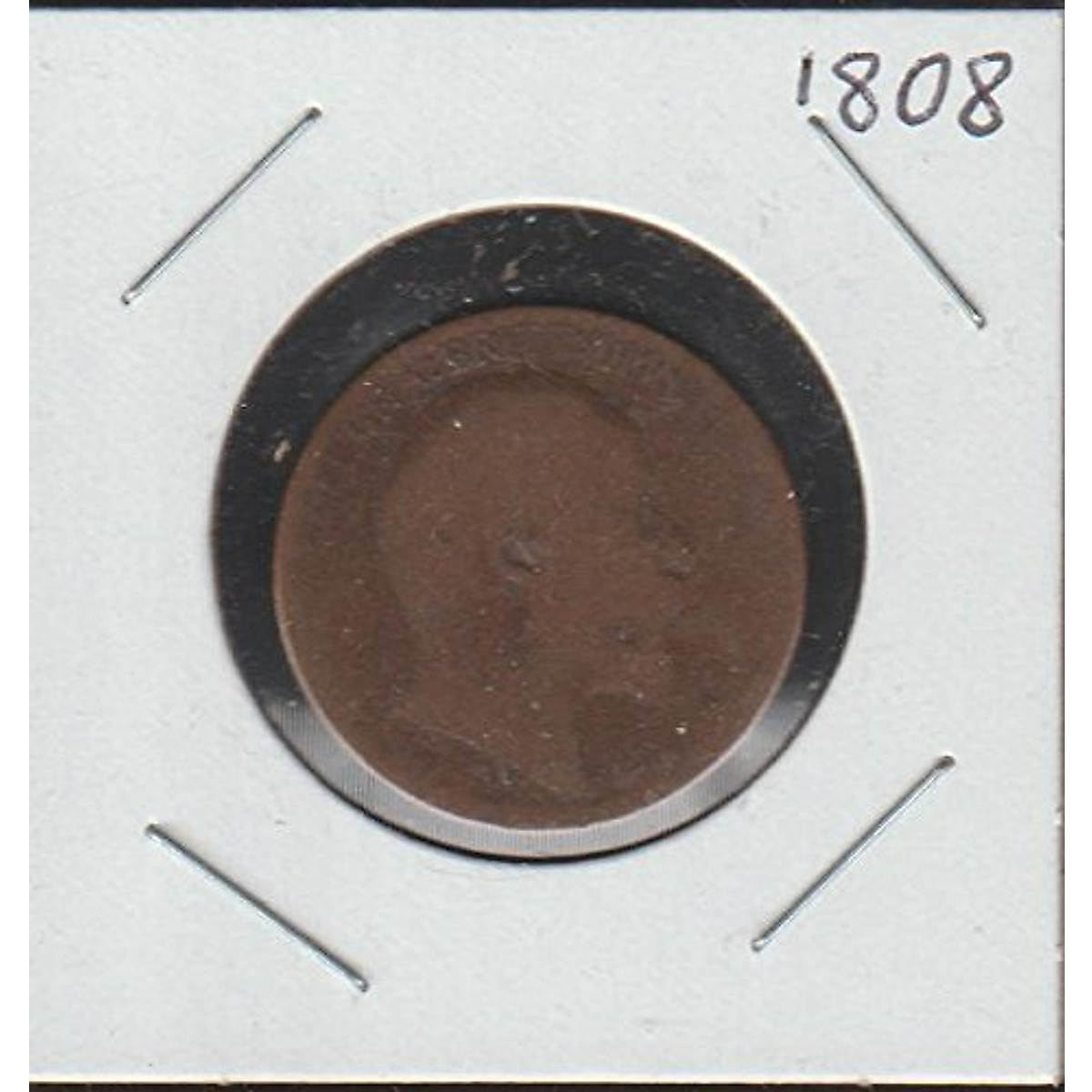 1808 UK Classic Head Right Penny POOR