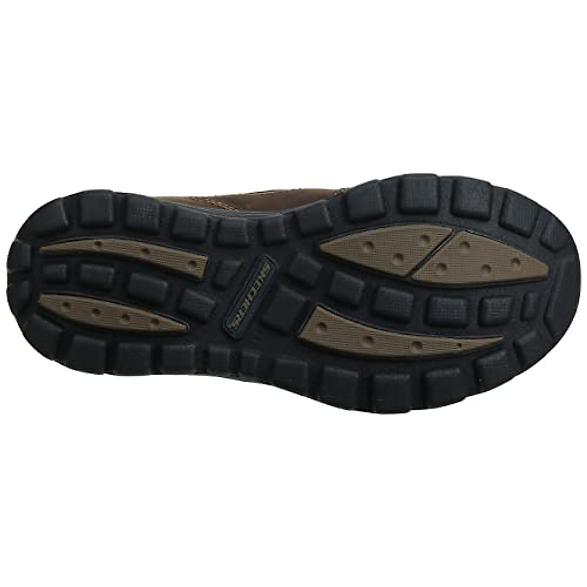 Skechers USA Men's Relaxed Fit Memory Foam Superior Gains Slip-On,15 M US,Dark Brown