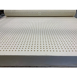 Dormir True Green Premium 100% Natural Organic Latex Mattress Topper (2"" Queen Firm No Cover) - GOLS Certified Quality for Exceptional Comfort, Durable, Firm & Bouncy, Cream