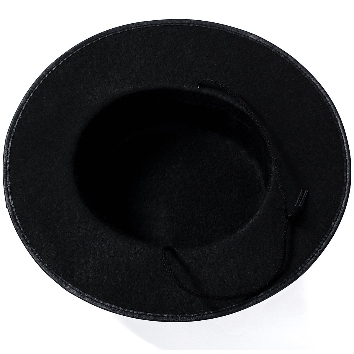 Tigerdoe Spanish Hat - Gaucho Hat - Amish Hat - Black Flat Top Fedora Costume Hats