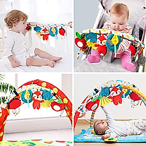 Car Seat Toys Baby Toys 0-3 Months Infant Toys, Newborn Toys Baby Spiral Stroller Toys, Baby Toys 0-6 Months for Crib Mobile Bassinet