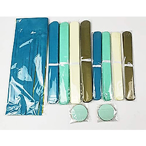 Teal Gold Birthday Party Decorations for Women Qian's Party Teal Mint Gold Bridal Shower Decorations/Teal Gold Wedding /Bachelorette/Baby Shower Decorations/Teal Mint Gold Birthday Party