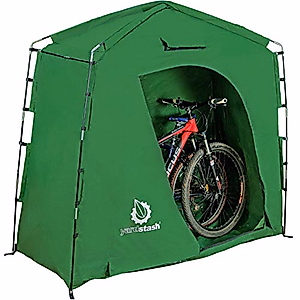 YardStash Bike Storage Tent Heavy Duty, Outdoor, Portable Shed Cover for Bikes, Lawn Mower, Garden Tools for Waterproof, Heavy-Duty Tarp to Protect from Rain, Wind and Snow, Spring Cleaning Essential